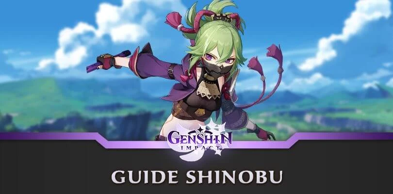 Guide de Kuki Shinobu Genshin Impact : Build, armes et Artéfacts