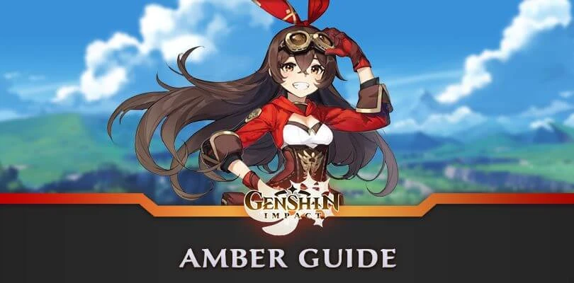 Amber Guide Genshin Impact : Build, Weapons and Artifacts - Mobi.gg