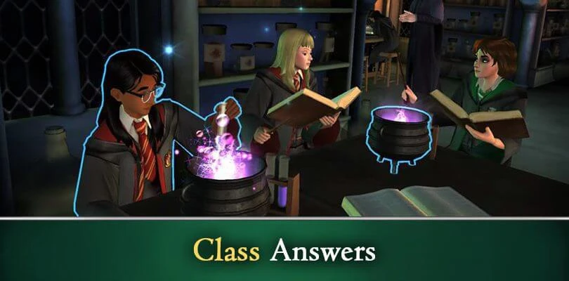 Soluces Harry Potter Hogwarts Mystery: Answers to course questions