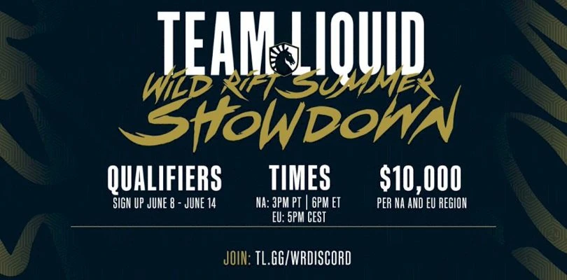 Wild Rift Summer Showdown: Team Liquid organizes its tournament