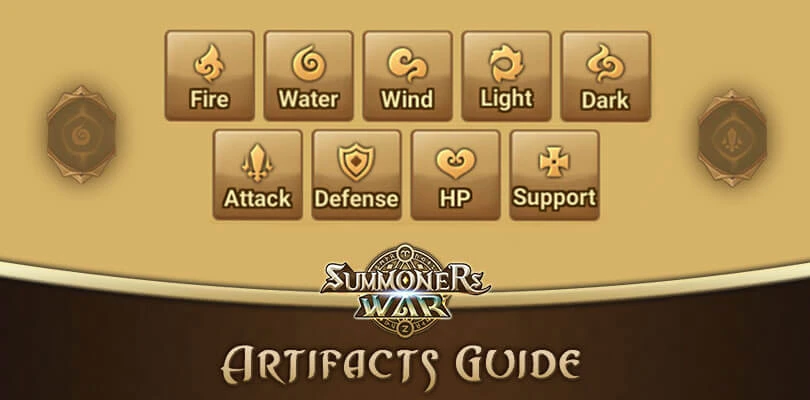 Guide to the artefacts available in Summoners War