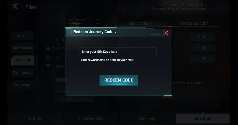 Project Entropy codes from October 2025 | Free and valid - Mobi.gg