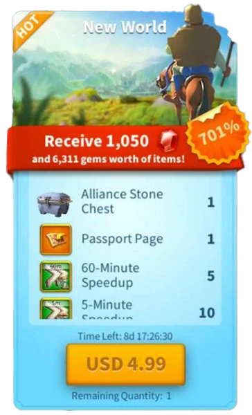 Rise of Kingdoms passport cost - Mobi.gg