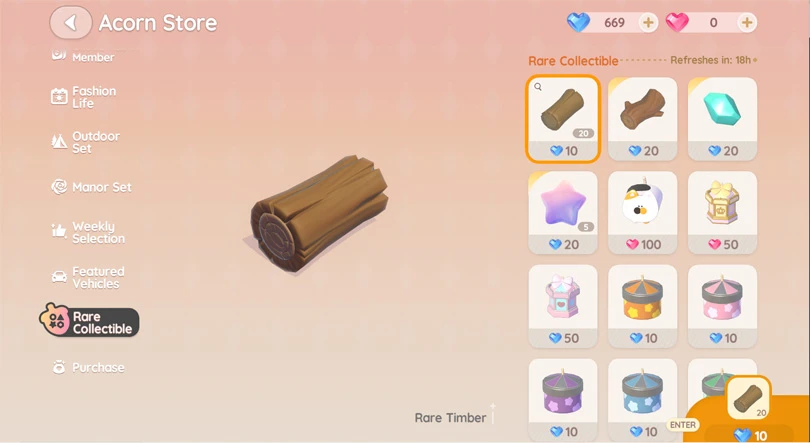 Rare timber in Heartopia : harvesting guide - Mobi.gg