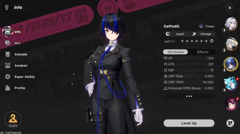 NTE Daffodill build: Skills, Arcs, Reactions, Teams - Mobi.gg